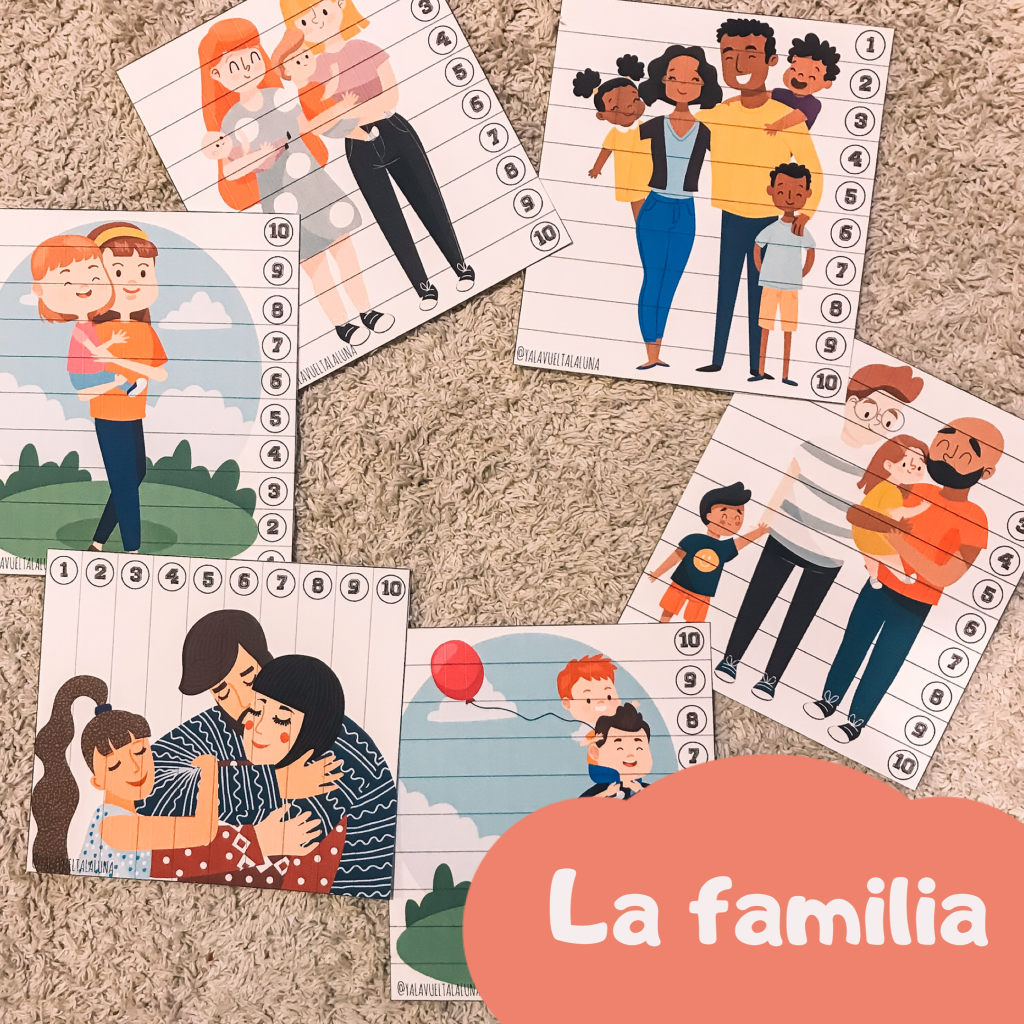 PUZZLES DE LA FAMILIA - y a la vuelta a la luna- Librería infantil online